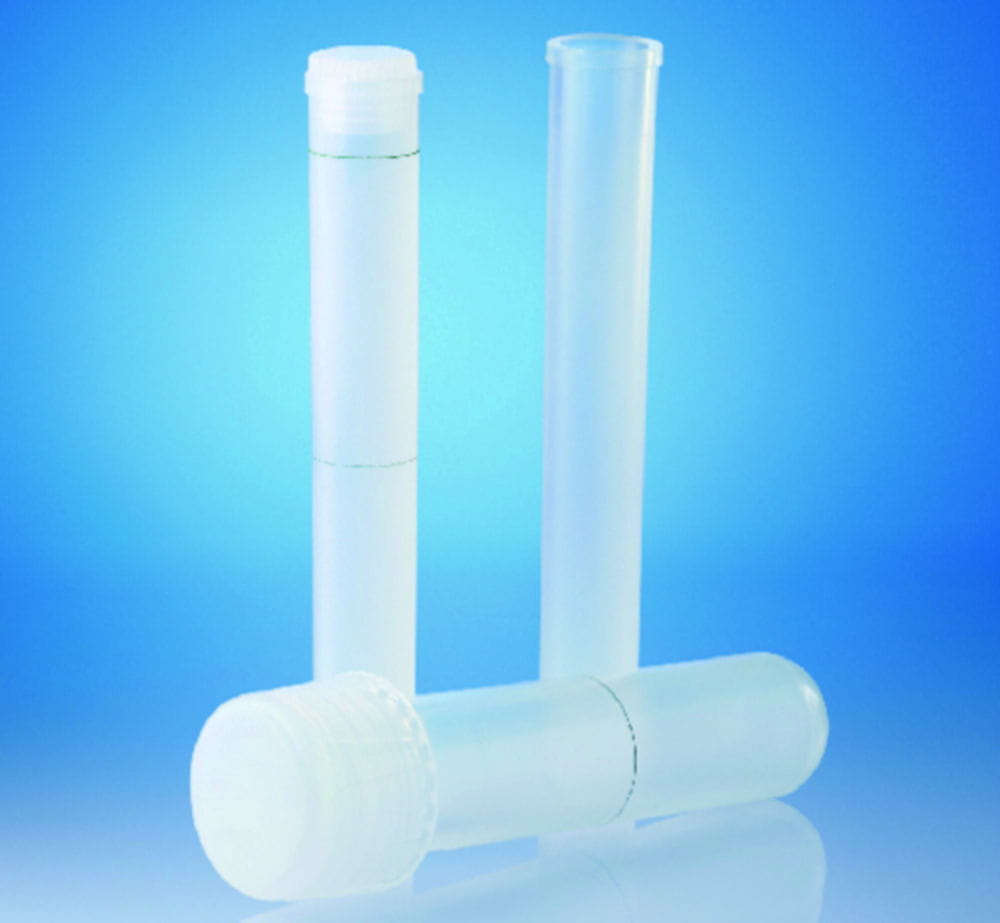Sample tubes, PFA, without ring mark and closure | häberle